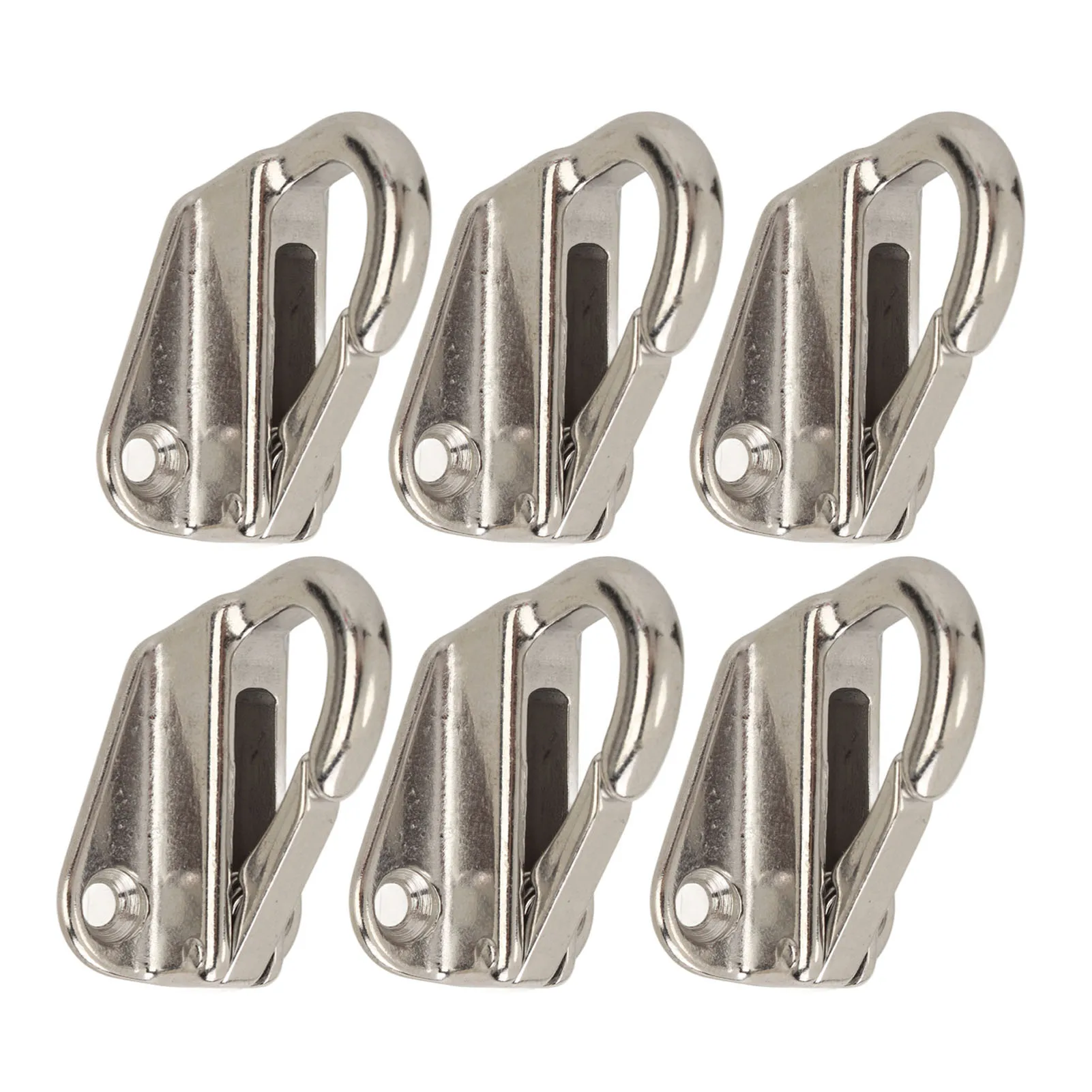 Robust stainless steel fender hook set (6 pieces) with spring buckle ...