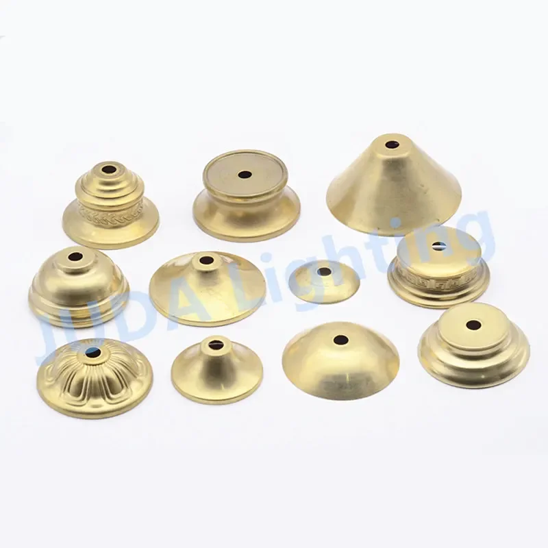 Copper metal cover cap Brass lamp tube decorative cap M10 hole light ...