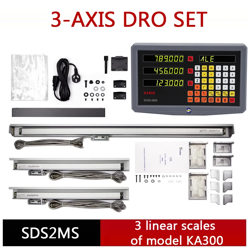 SINO-3-Axis-SDS2-3MS-Grating-CNC-Milling-Digital-Readout-Display-DRO-SDS3MS-Lathe-Machine ...