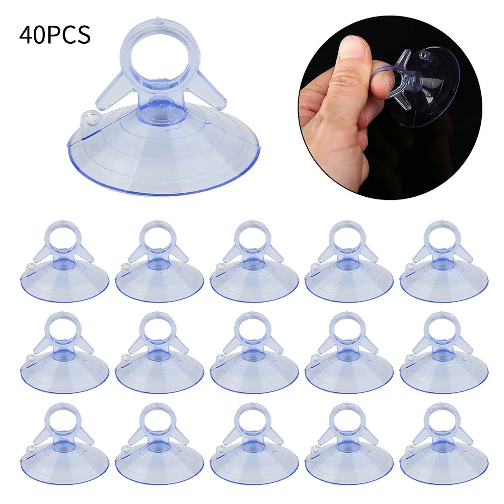 40Pcs-45mm-Bathroom-Toilet-Suction-Cup-Car-Sunshade-Suction-PVC-Cups ...