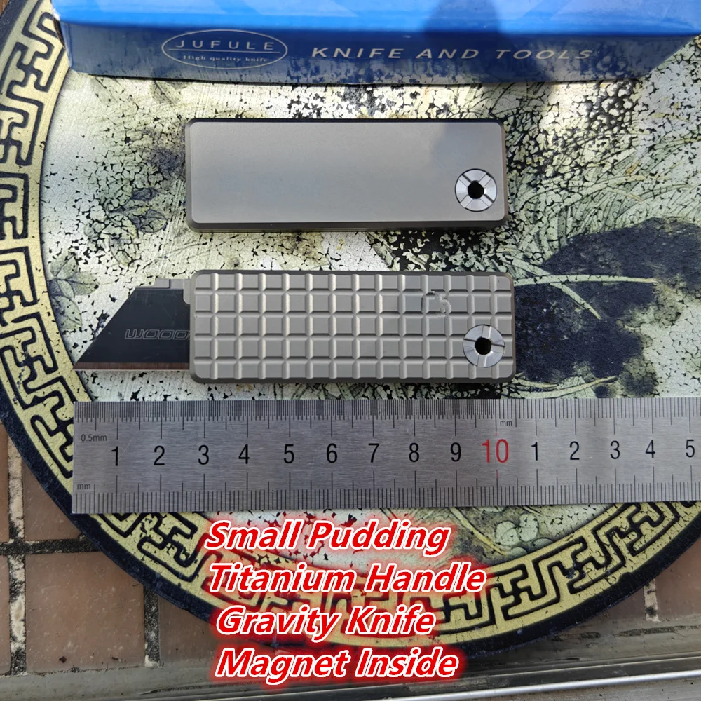 JUFULE-Small-Pudding-Titanium-Handle-Magnet-Inside-Waffle-Pencil-Knife ...