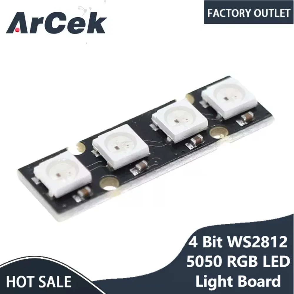 4 Bit WS2812 5050 RGB LED Light Built-In Full Color-Driven Development ...