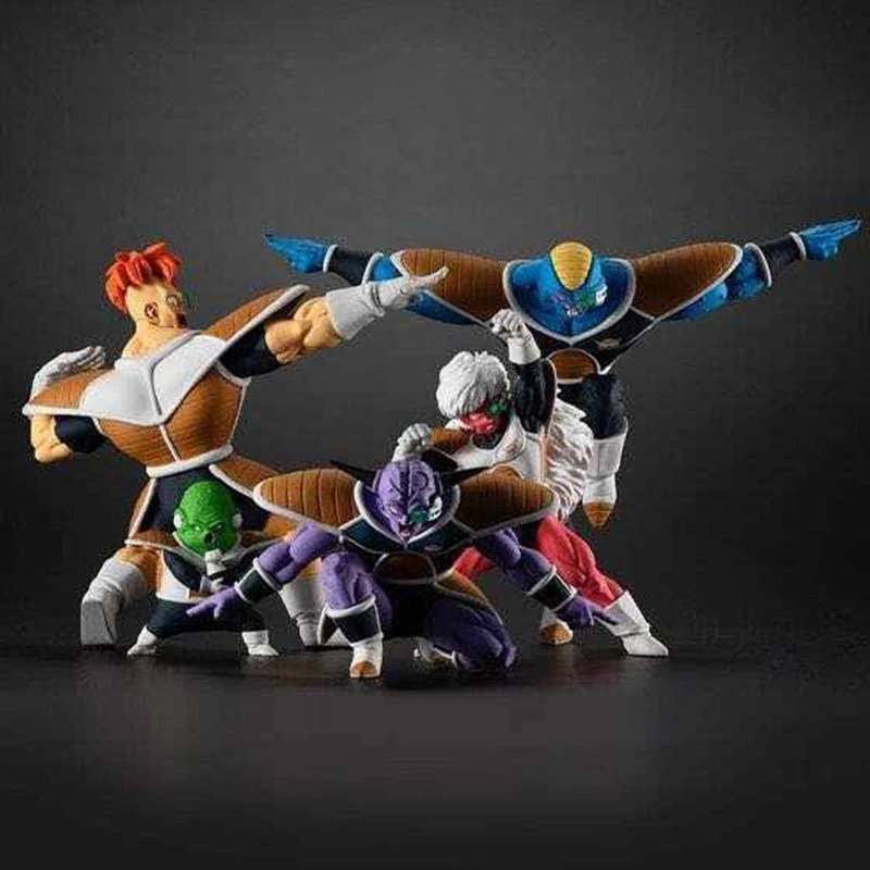 Amine Dragon Ball Ginyu Force Figures Jeice Guldo Recoom Burter Ginyu ...