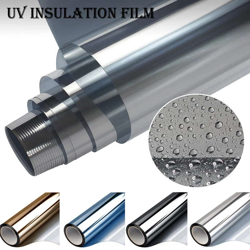 One-Way Window Stickers Reflective Sunscreen Heat Insulation Film Glass ...