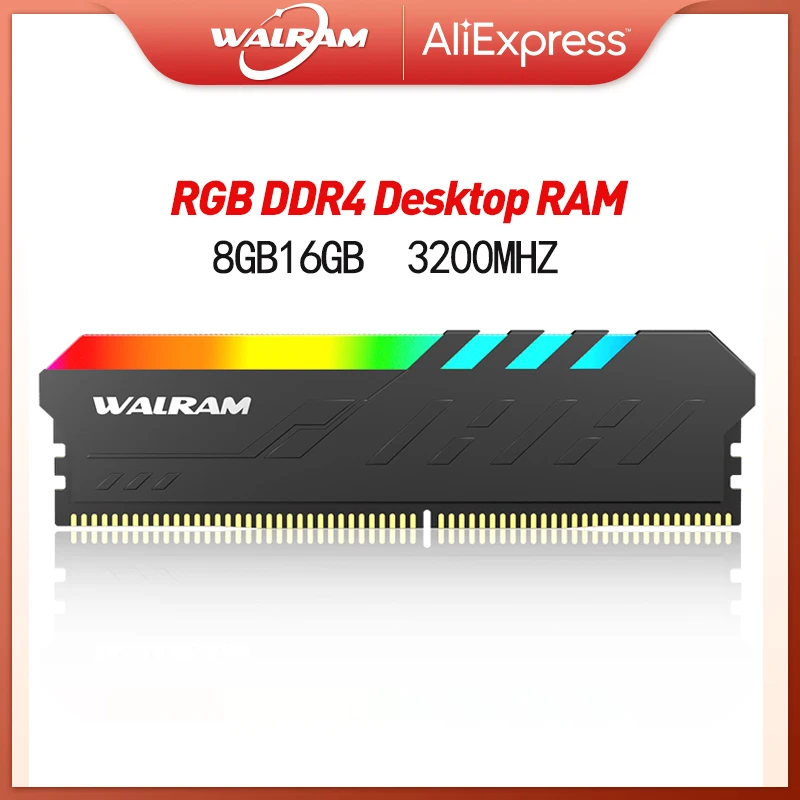 WALRAM-RGB-RAM-DDR4-para-Desktop-Mem-ria-de-Alto-Desempenho-Ram-8GB ...
