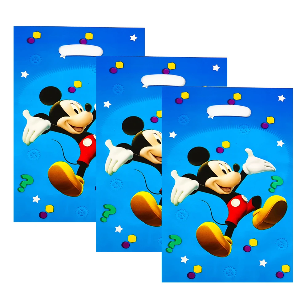 6-10pcs-Mickey-Mouse-plastic-gift-bag-candy-bag-disposable-bag-birthday ...