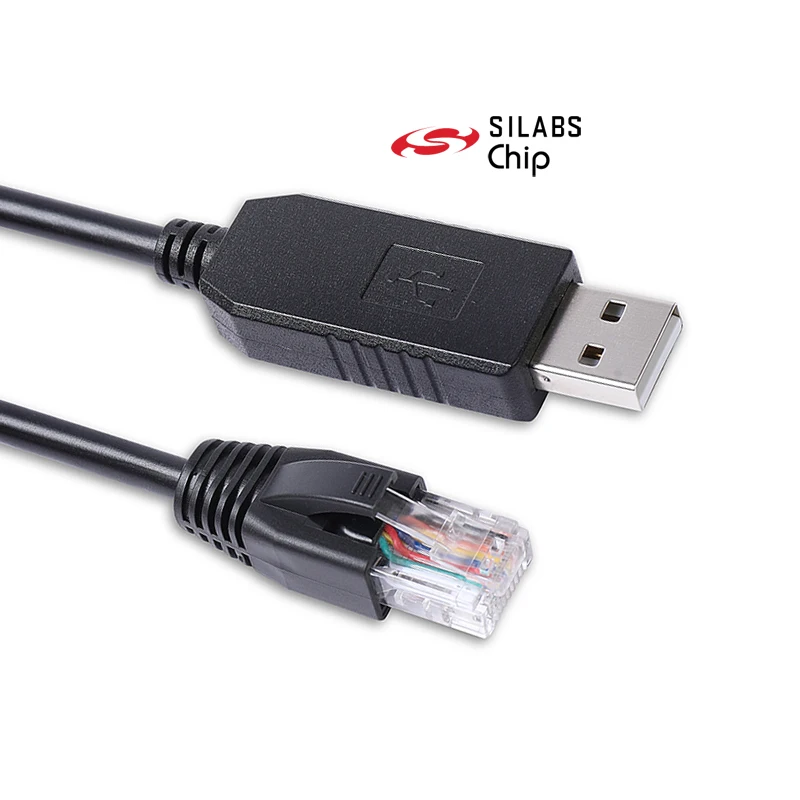 Silicon Labs USB Programming Cable CP2102 USB RS232 to RJ45 8P8C for ...