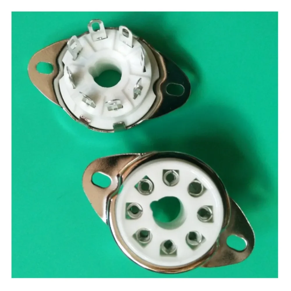 5pcs 8PIN K8A Octal TUbe Socket Ceramic Valve Base for KT88 EL34 5881 ...