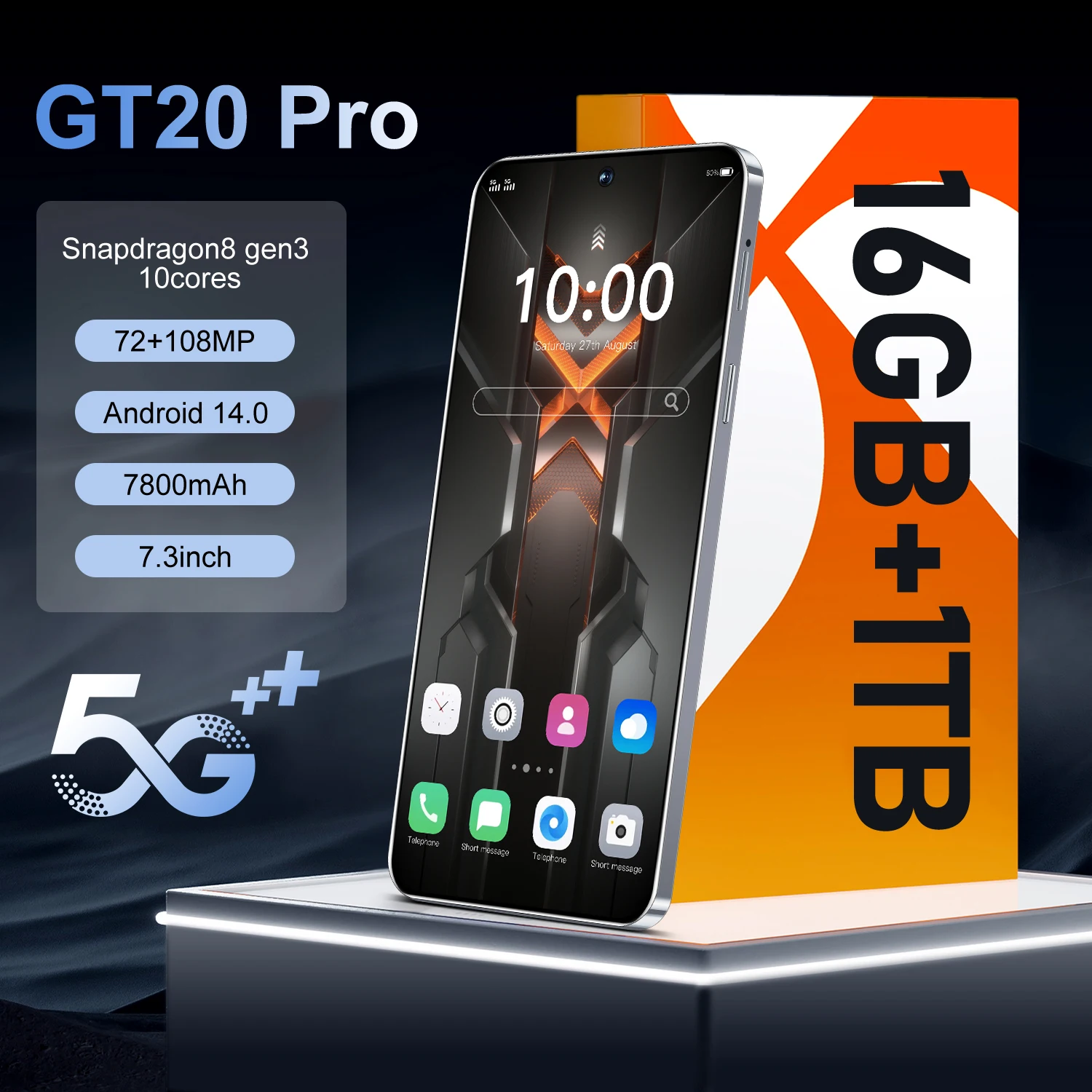 Original-GT20-Pro-Smartphone-7-3inch-Global-Version-16G-1TB-Snapdragon8 ...