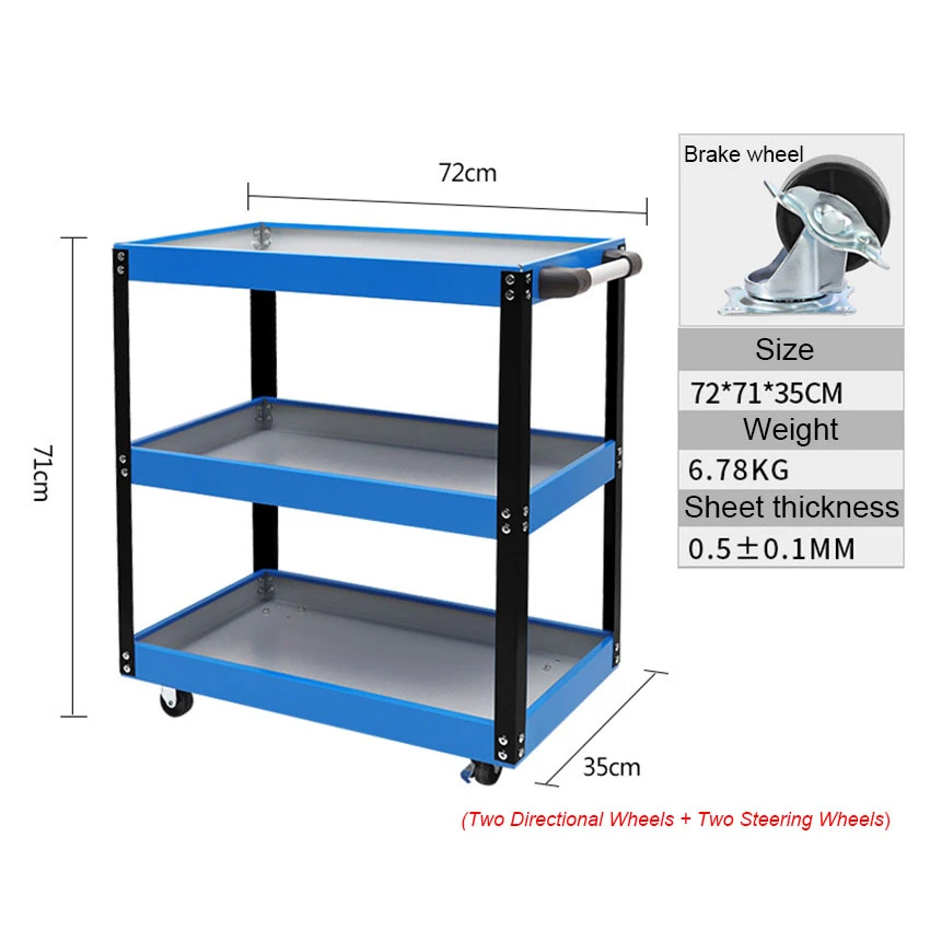 Mechanical Workshop ToolsCart Tool Trolley With Wheels Toolbox Cabinet ...