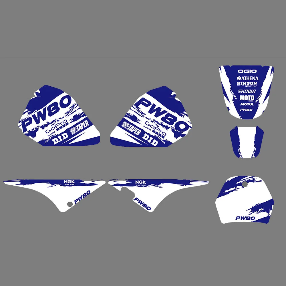 Graphics Background Decal Stickers | Yamaha Pw 80 Stickers | Yamaha Pw ...