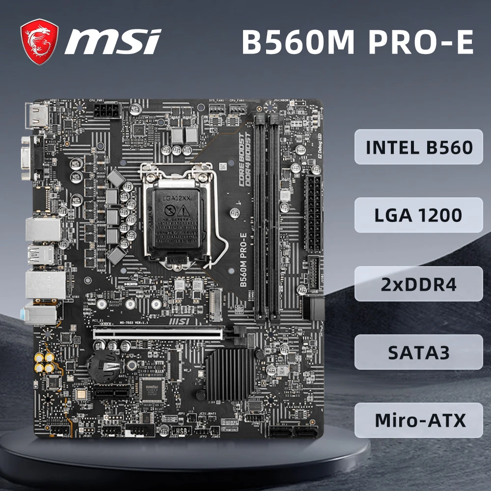 MSI-B560M-PRO-E-Motherboard-Supports-Socket-LGA1200-i9-11900K-i7-11700K ...