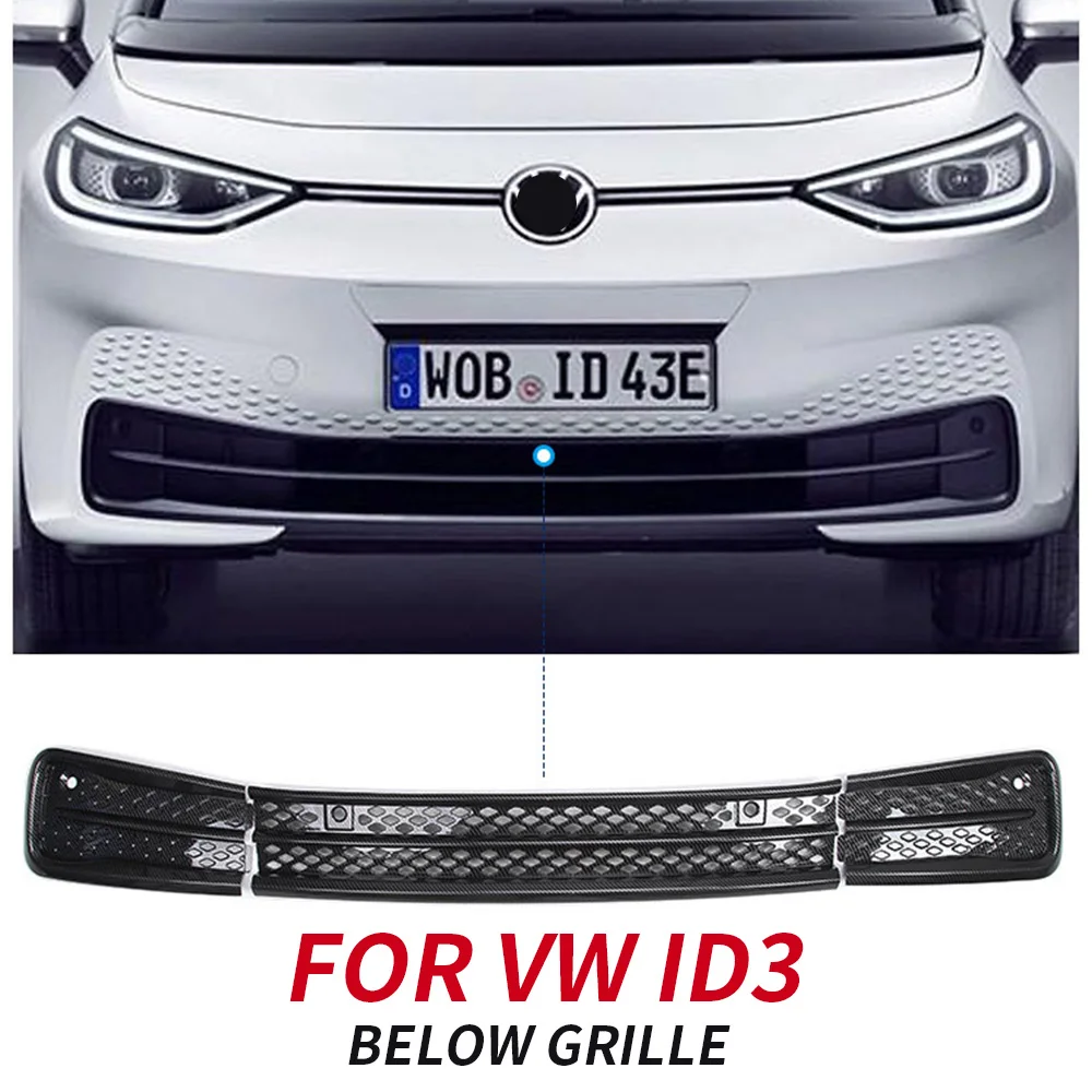 For-VW-ID3-Below-Grille-ABS-Insect-Control-Front-Body-Refit-Styling-Kit ...
