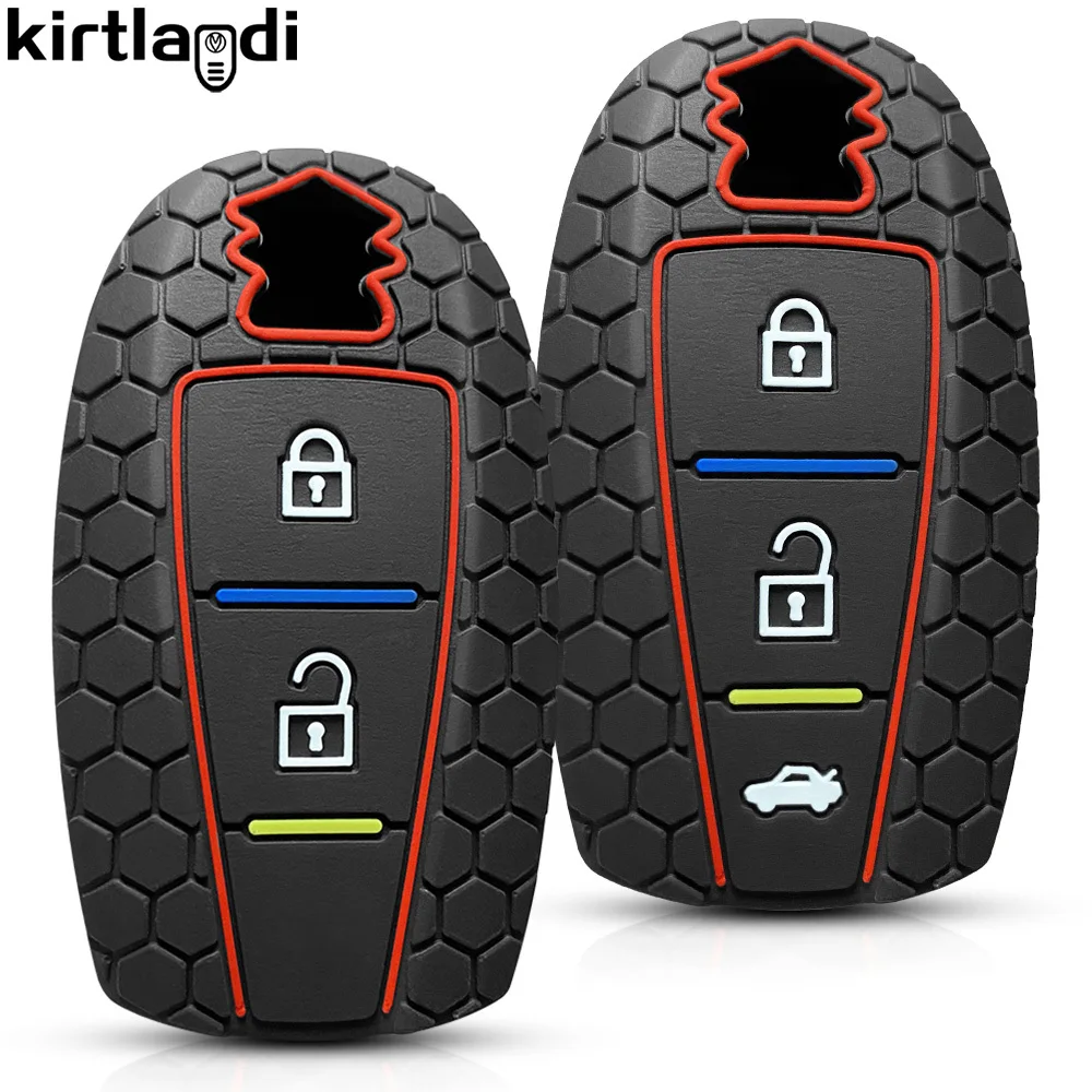 Silicone Car Key Cover Case Keychain For Suzuki Baleno Ertiga Ciaz ...