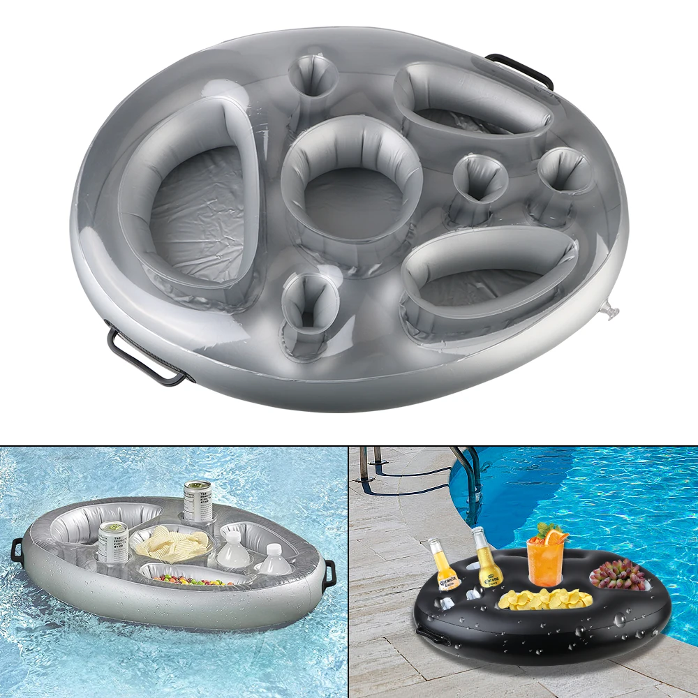 Portable-Buffet-Serving-Bar-Floating-Drink-Tray-Beverage-Fruit-Tablet ...