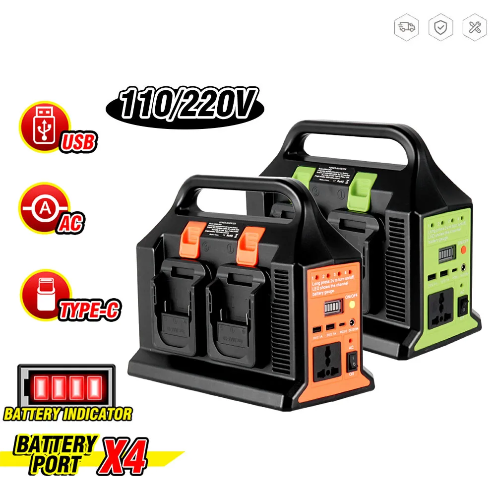 Pure-Sine-Wave-Lithium-Battery-Inverter-To-AC-110V-220V-4-Channel-Power ...