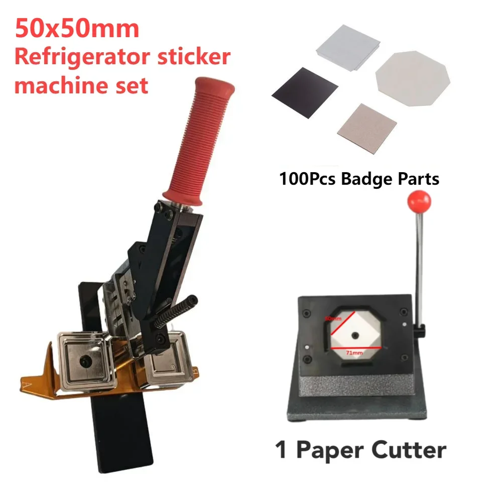 50x50mm-Square-Refrigerator-Magnets-Badge-Machine-Soft-Magnetic-Fridge ...