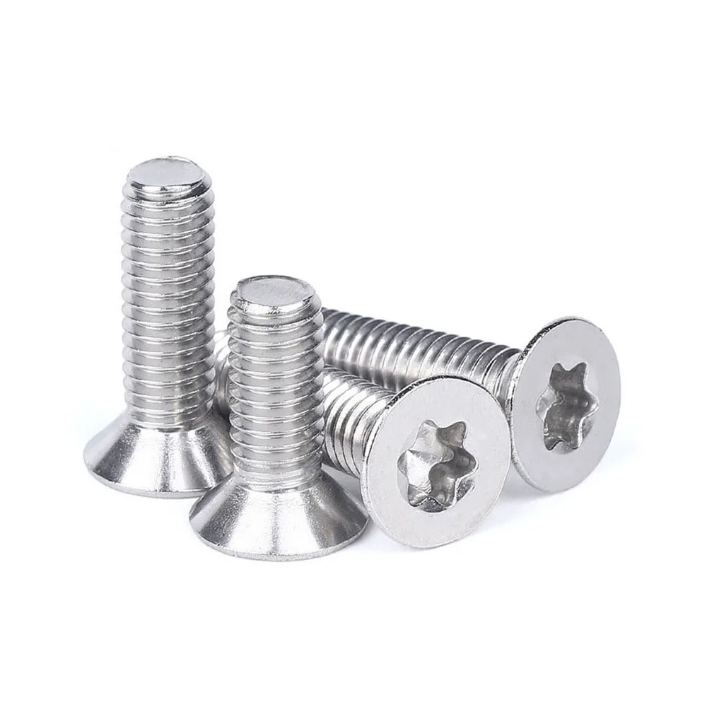 GB2673-316-Stainless-Steel-M3-M4-M5-M6-Torx-Countersunk-Head-Bolt-Six ...