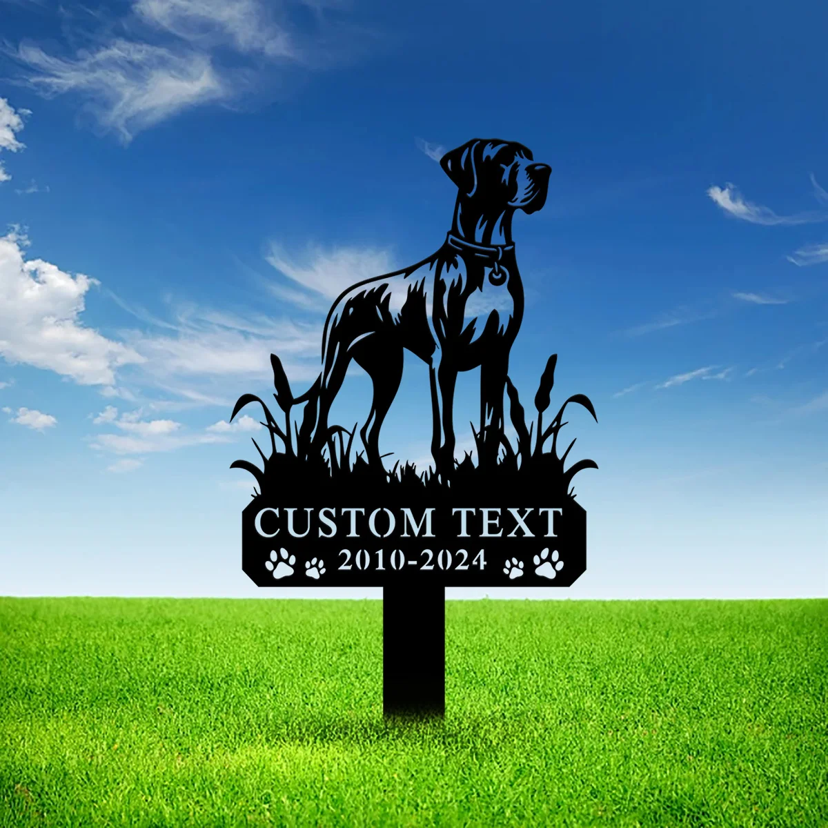 Custom Great Dane Logo Yard Sign: A Unique Way to Honor Your Beloved Pet