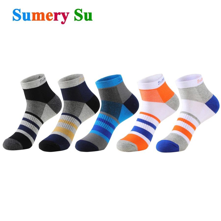 2-Pairs-Lot-Sports-Socks-Men-Shorts-Athletic-Running-Outdoor-Cotton ...