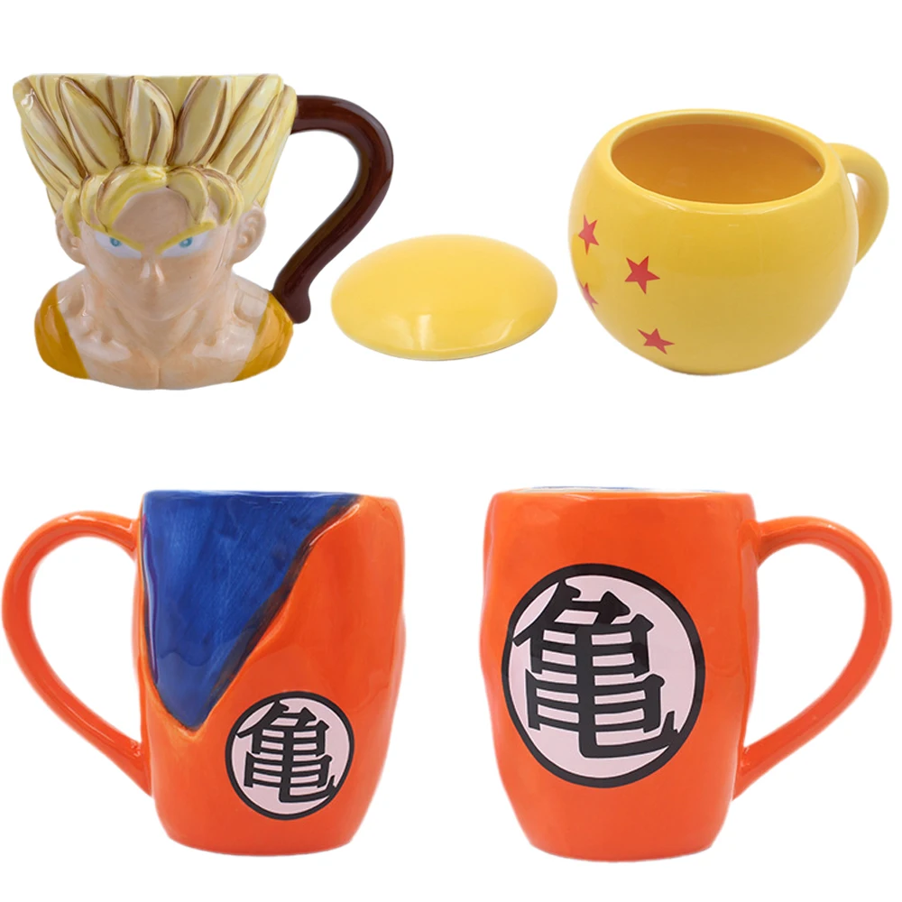 DRAGON-BALL-Four-Star-Dragon-Ball-Son-Goku-Master-Roshi-Frieza-Ceramic ...
