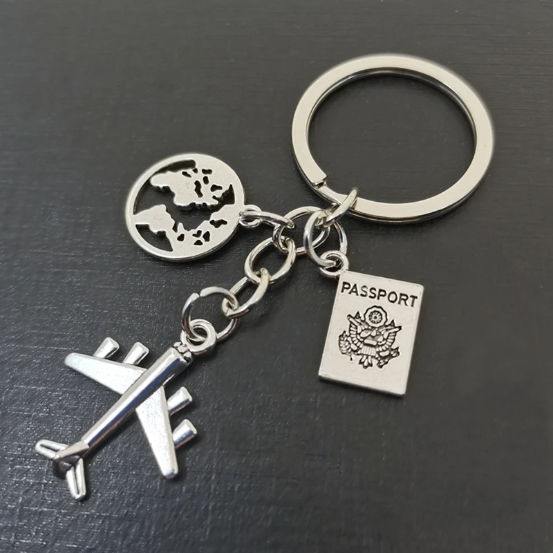 1-Pack-World-Map-Charm-Airplane-Keychains-Travel-Friendly-Pendants-DIY ...