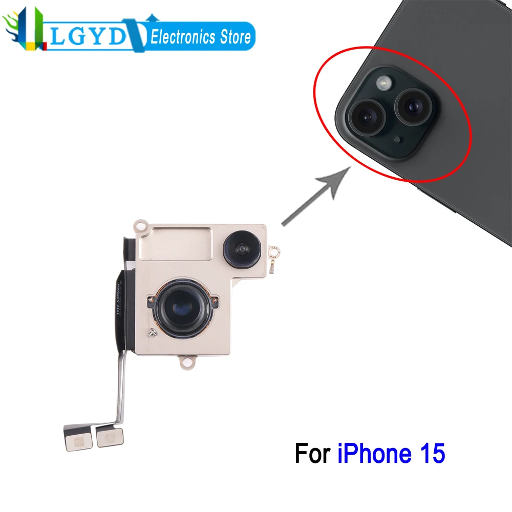 Rear-Camera-For-iPhone-15-Phone-Back-Facing-Camera-Replacement-Spare ...