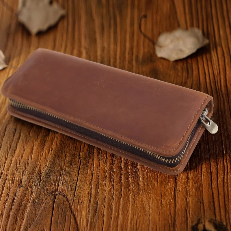 Exquisite-Leather-Pen-Case-Portable-Pencil-Bag-Multiple-Elastic-Pen ...