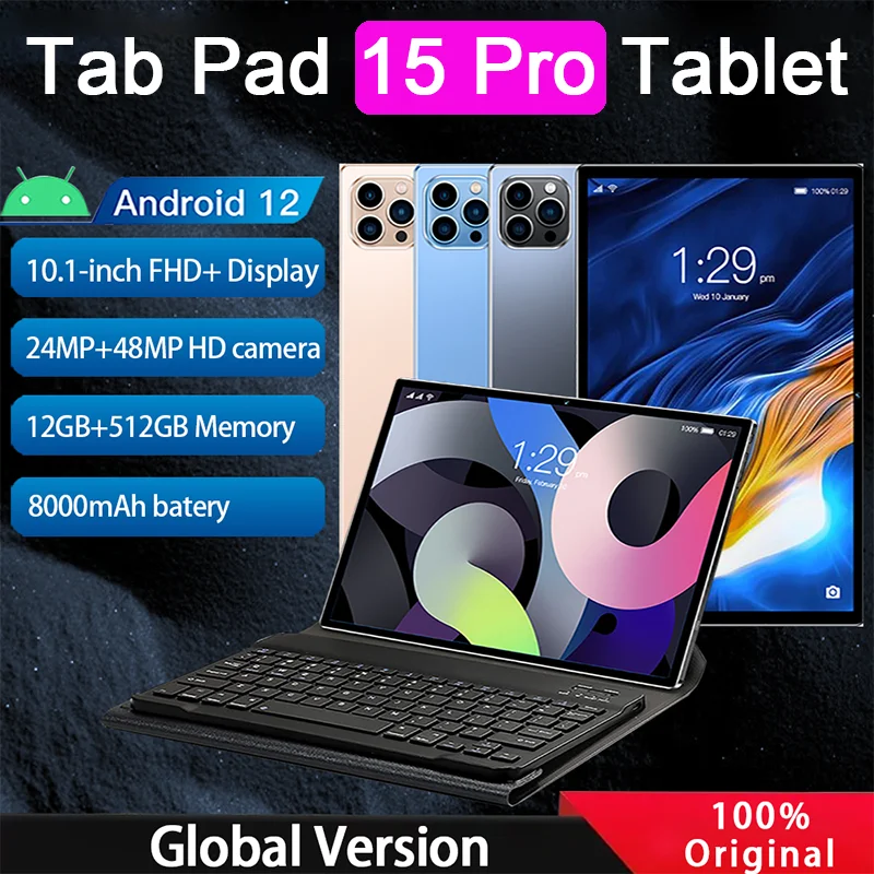 Tableta-Pad-15-Pro-Original-versi-n-Global-Tablet-con-Android-13-HD-4K ...