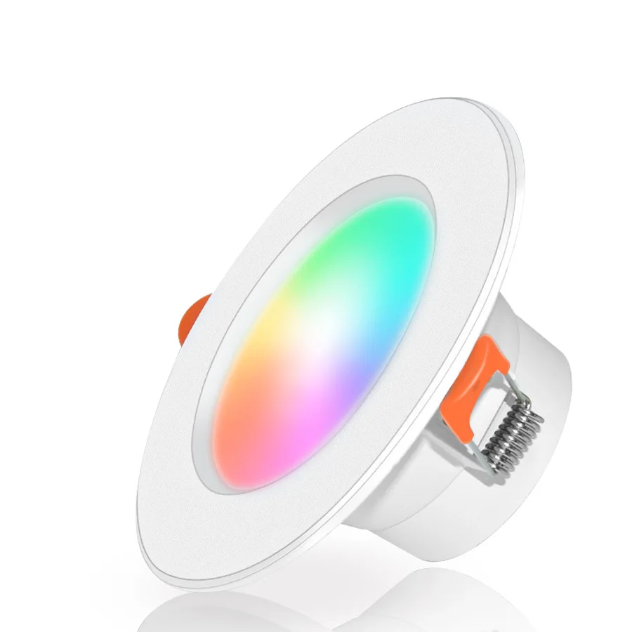 Aubess Compatible Colorful Spot LED Ceiling Lamp Recessed Round Light ...