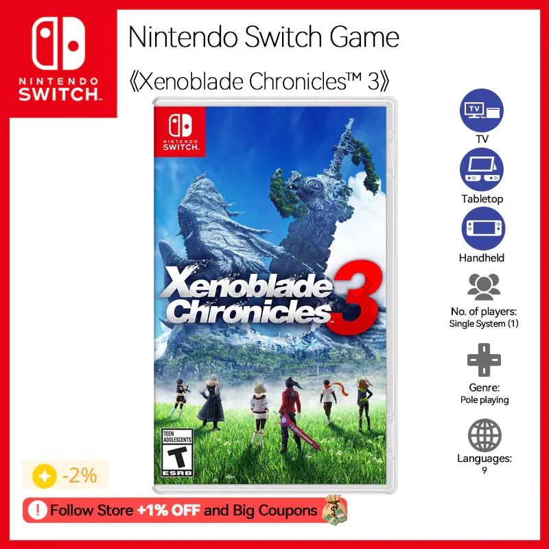 Switch Game para Nintendo Switch, Xenoblade Chronicles 3, Ofertas de ...