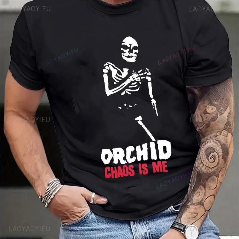 Summer-High-Quality-100-Cotton-Tops-Orchid-Chaos-Is-Me-screamo-Emo ...