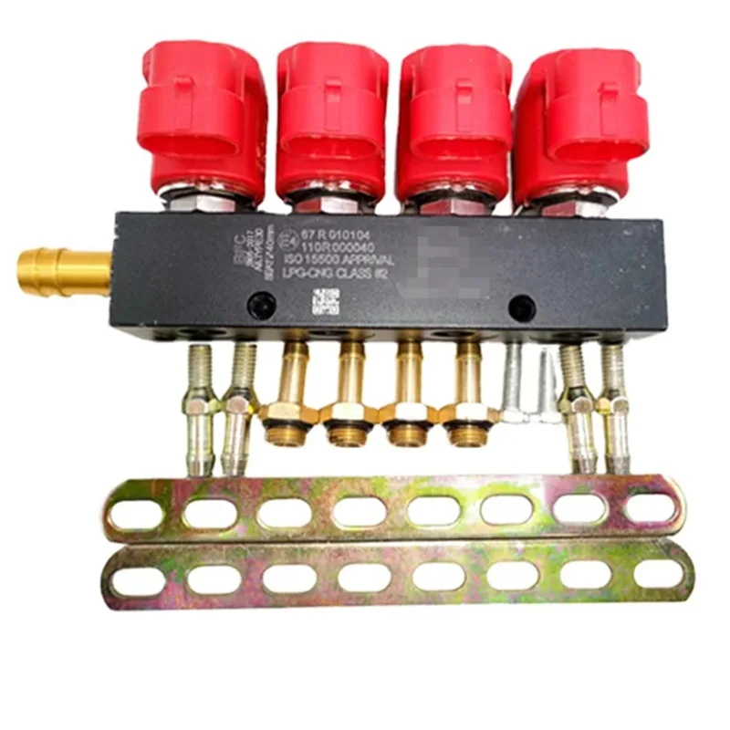 Silent-high-speed-4-cylinder-injector-rail-adapter-for-CNG-LPG-gas-fuel ...
