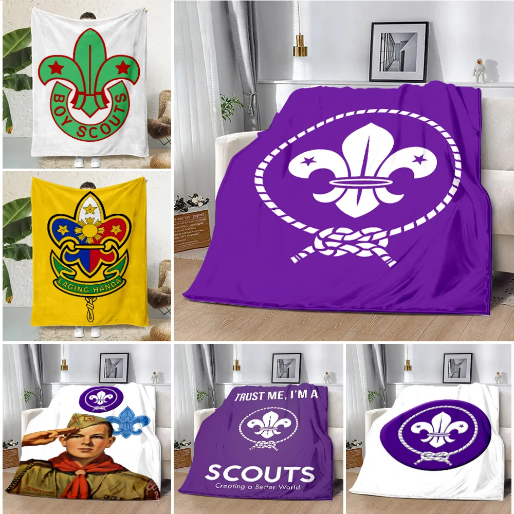 Manta-estampada-para-ni-o-SCOUT-manta-c-lida-suave-y-c-moda-regalo-de ...