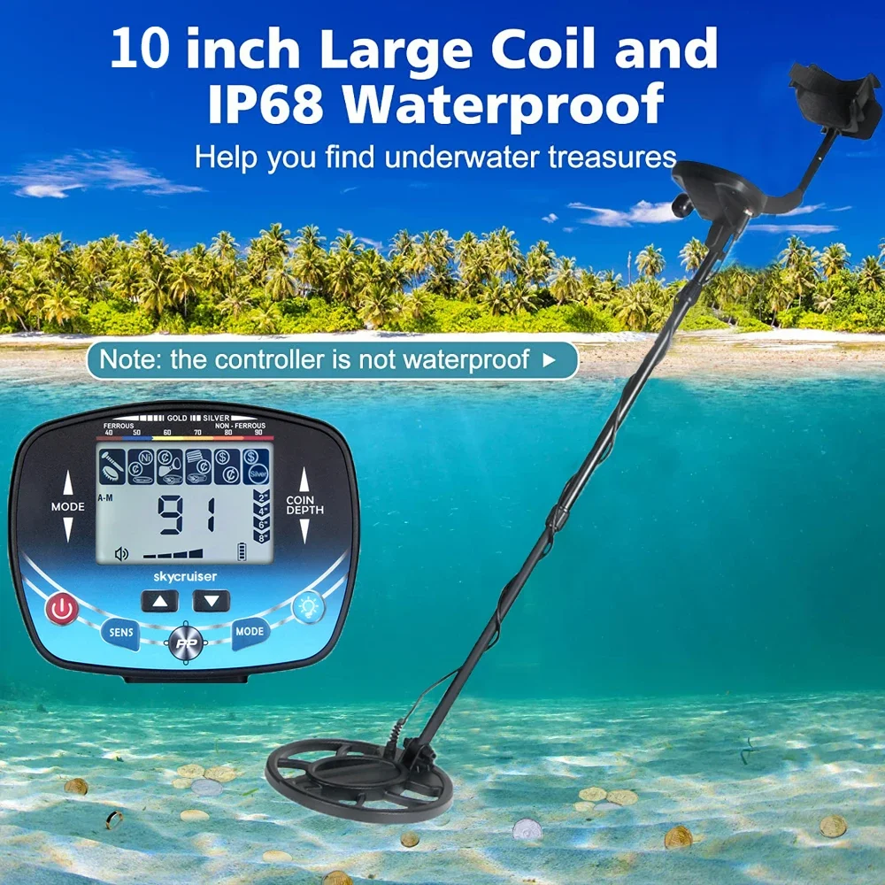 MD910B-Metal-Detector-Professional-Treasure-Hunter-Detector-Metal ...