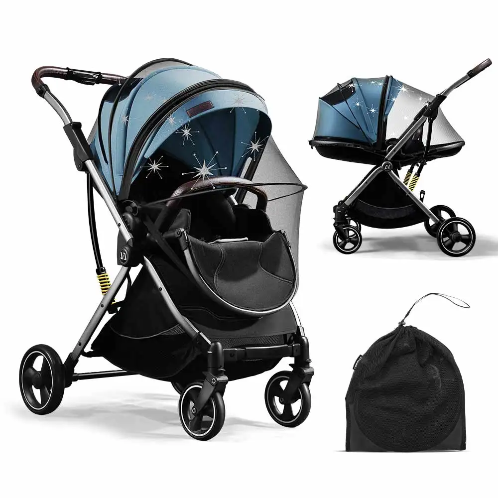 Mosquito-Net-for-Stroller-Encrypted-Stroller-Mosquito-Net-Full-Cover ...
