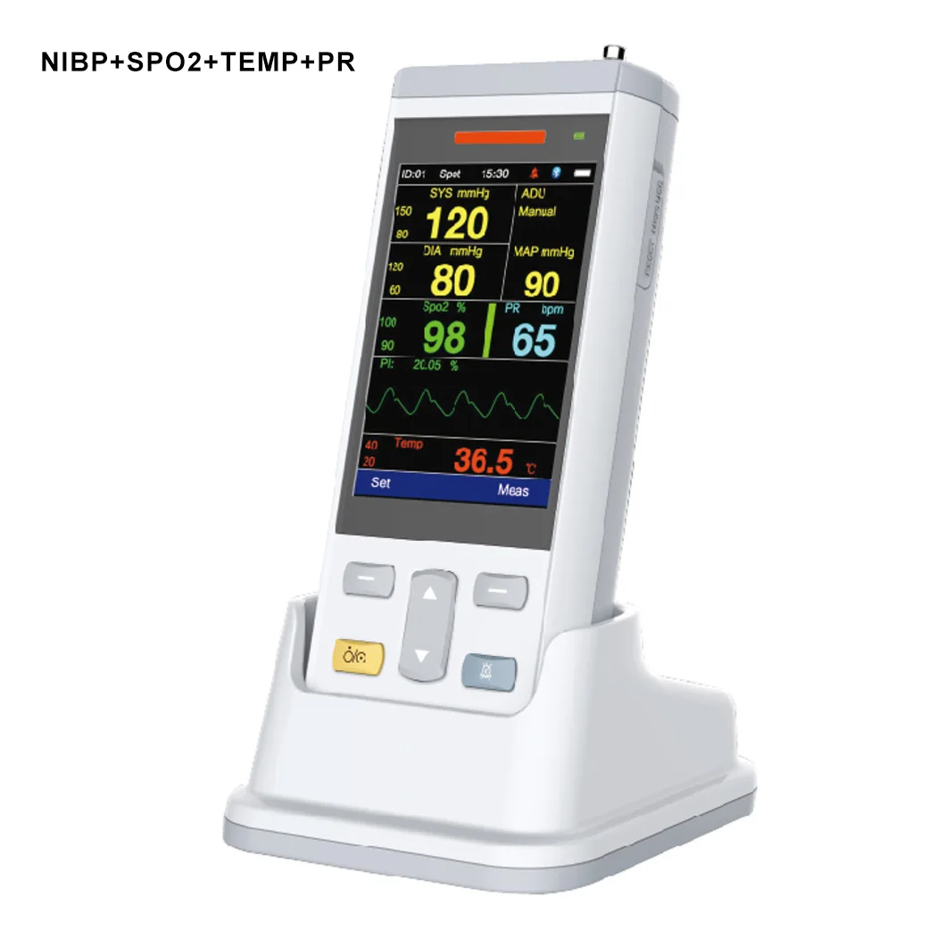 Oxímetro de pulso multiparámetro portátil, equipo de señal Vital de mano, precio de fábrica ...