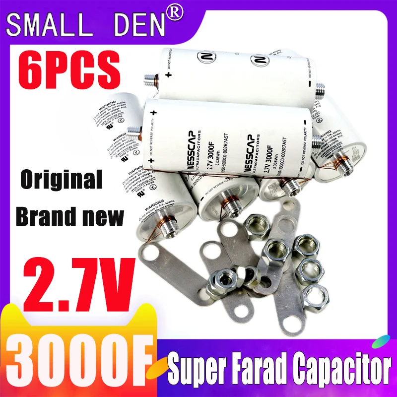 6PCS-2-7V-3000f-lsuc-Super-Farad-Capacitor-DIY-12V-16V-48V-Automatic ...