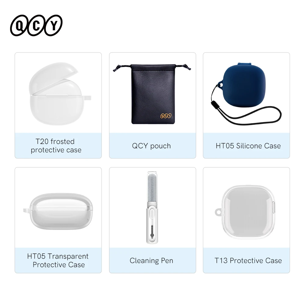 Qcy-ht05-capa-de-silicone-para-fones-de-ouvido-sem-fio-capa-protetora ...