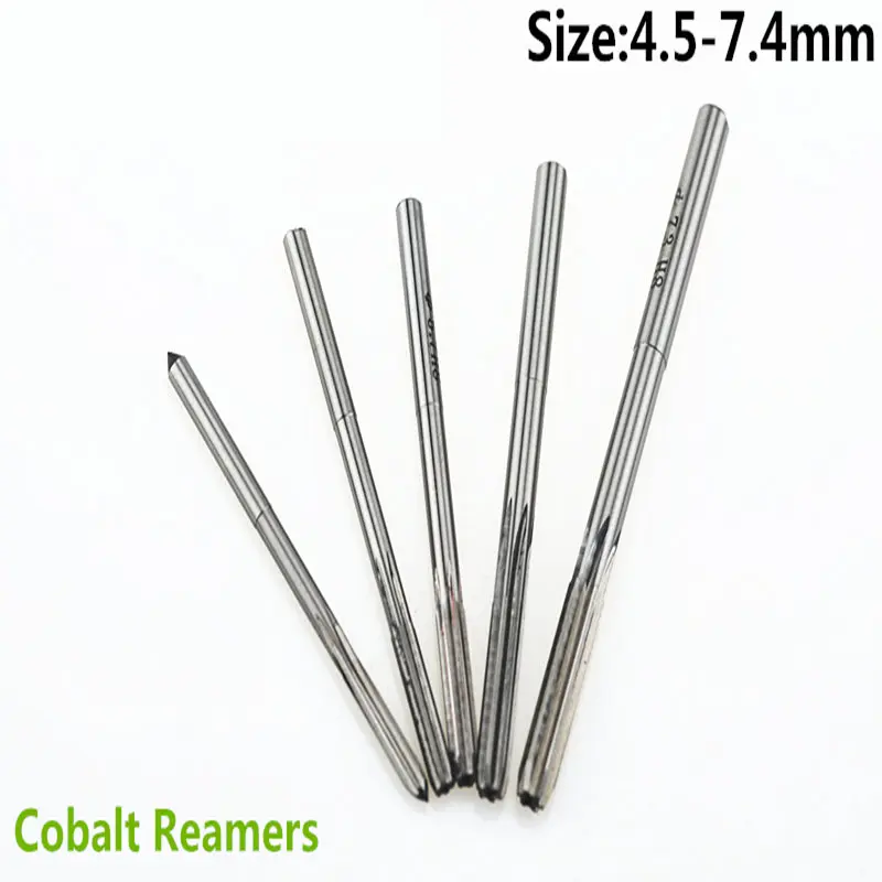 Jrealmer Optional 4.5-7.4mm H8 Chucking Cobalt M35 Reamers H8 Machine ...
