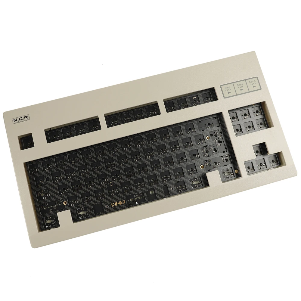 Kit de Teclado Mecânico Retro, NCR80 R2, Hot Swappable, ANSI, ISO, QMK FR4 Board Vial, Tipo C ...