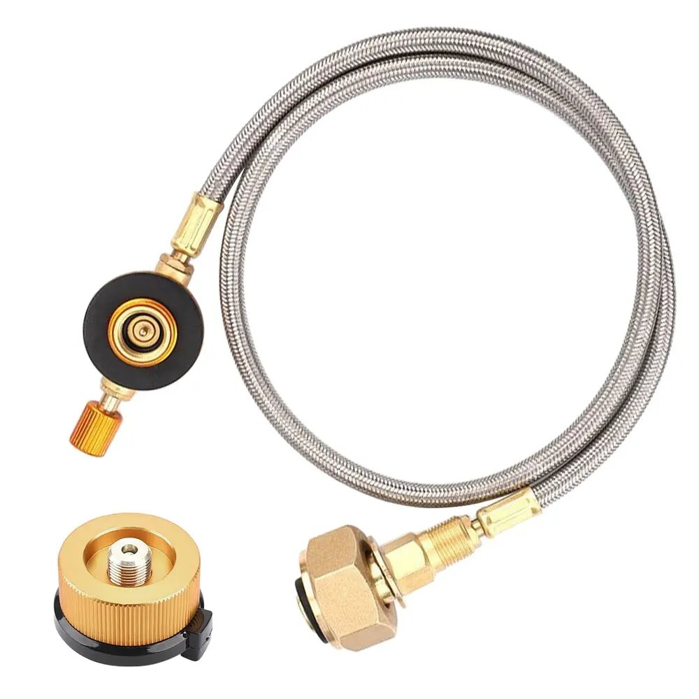 Outdoor Camping Gas Stove Propane Refill Adapter Cylinder Convertor ...