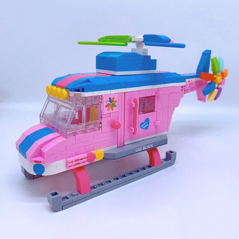 Pink Helicopter Toy
