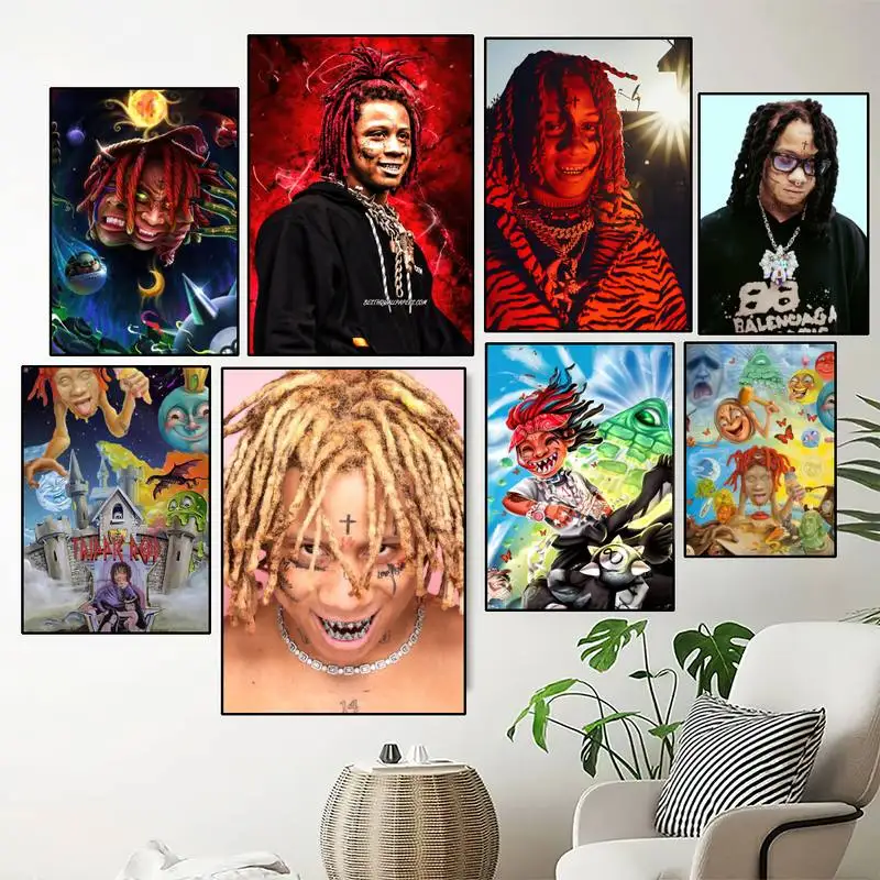 Rapper-T-Trippie-Cool-R-Redd-Singer-POSTER-Prints-Wall-Painting-Bedroom ...
