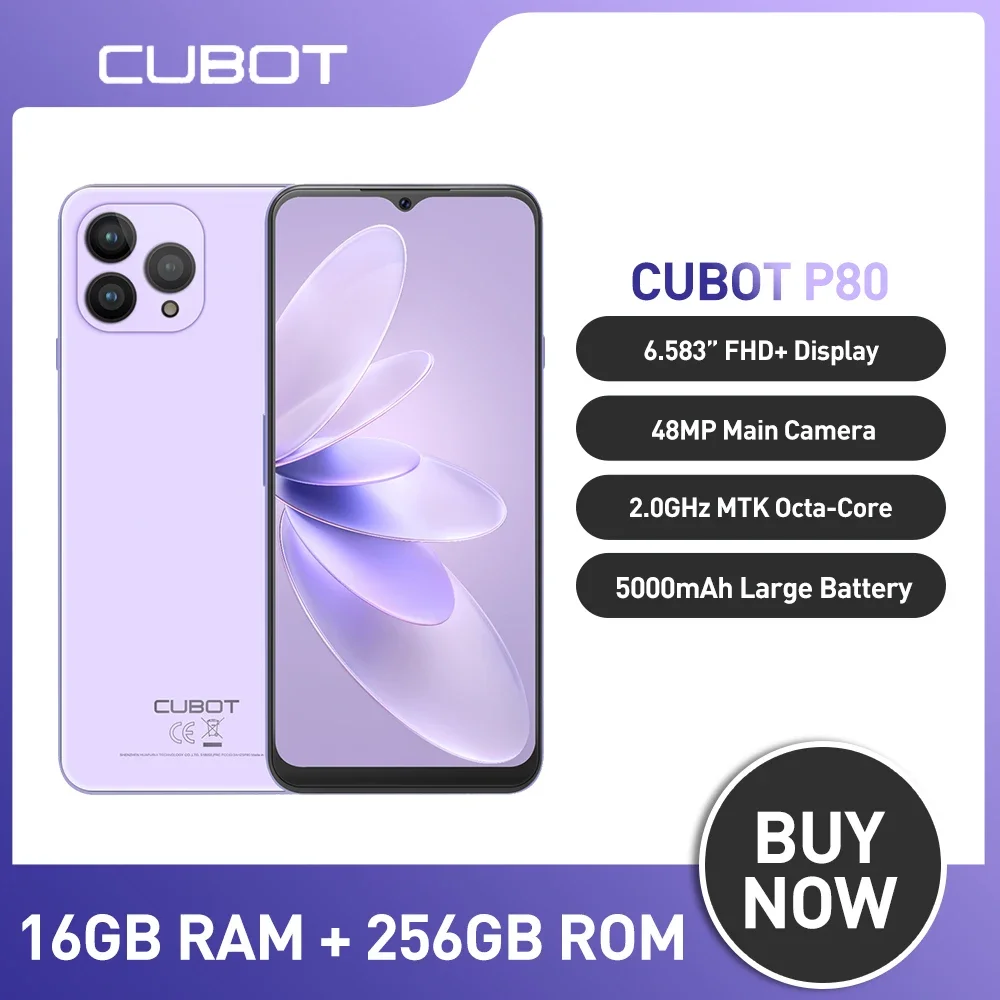 Cubot-P80-New-Global-Version-Smartphone-8GB-RAM-256GB-512GB-ROM-NFC-6 ...
