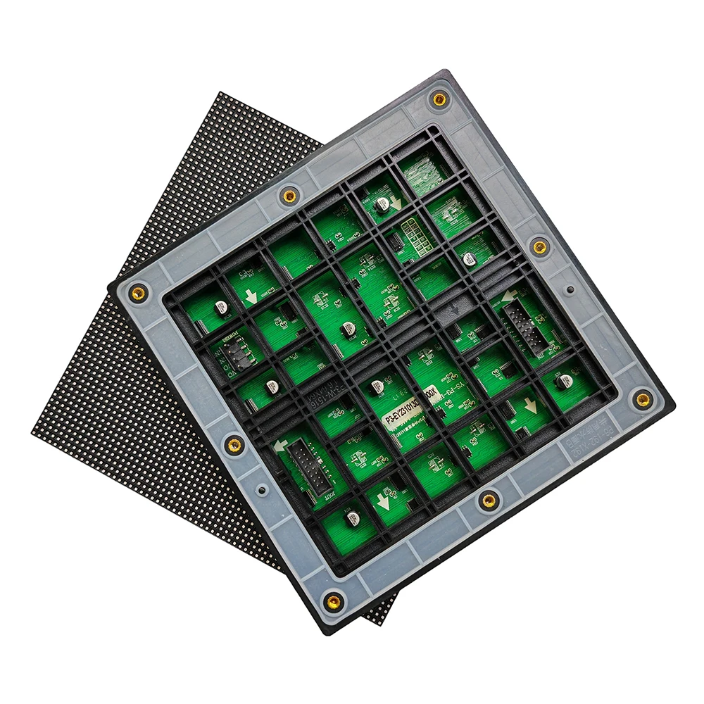 P3 outdoor high-brightness LED display screen module 192x192 mm HUB75E ...