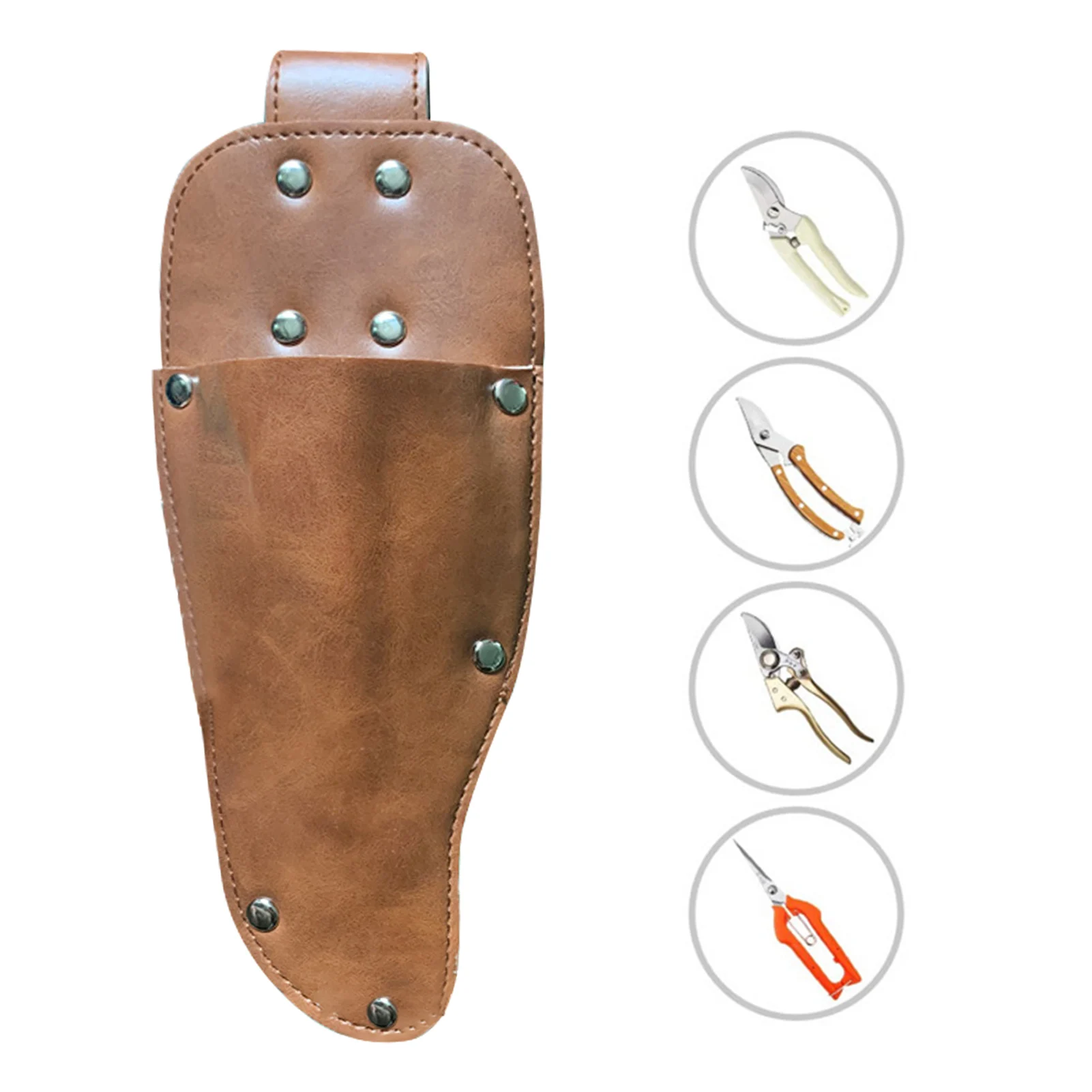 Funda protectora de cuero para tijeras de podar, cubierta para tijeras ...