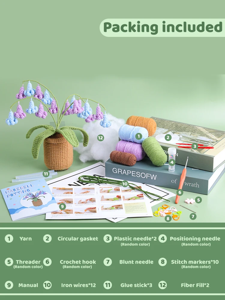 Moth Orchid Crocheting Kits | Gifts Flash