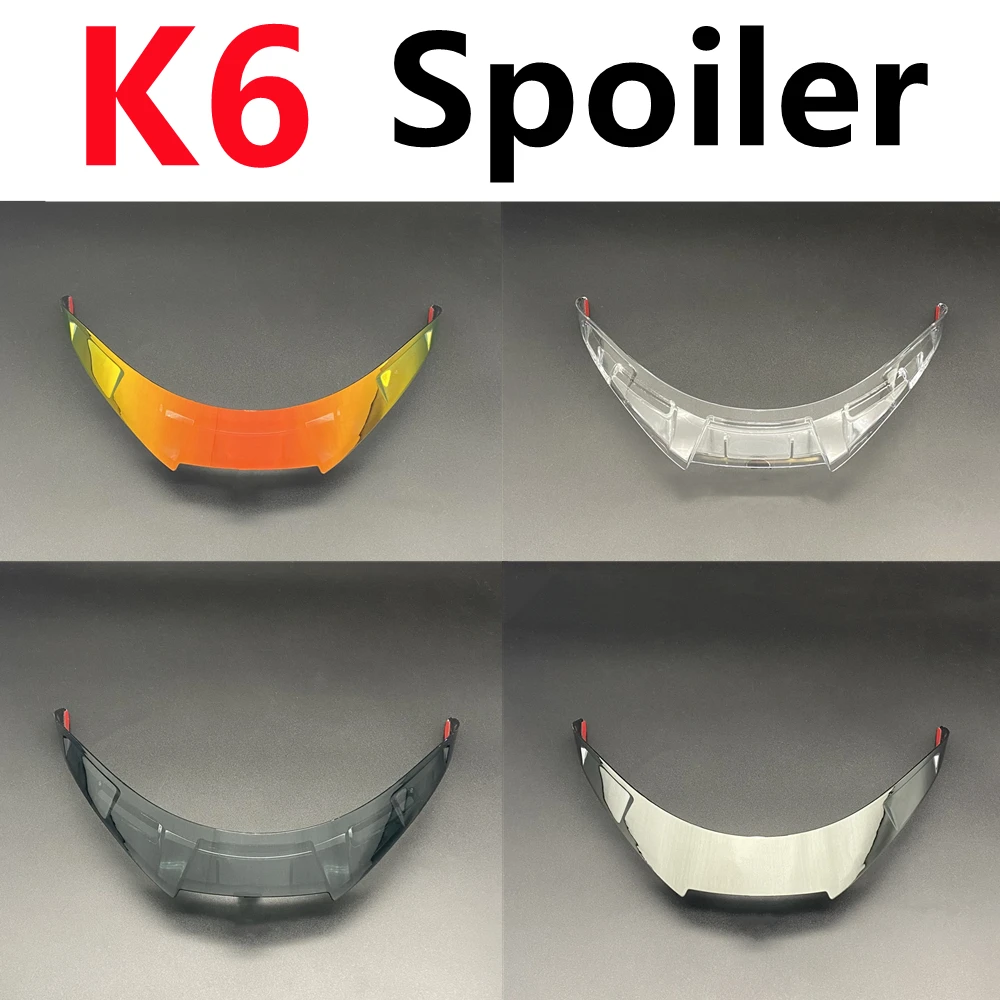 K6 Spoiler Refit Tail Spoilers for AGV K6 Rear Spoiler Decoration Helmet Accessories
