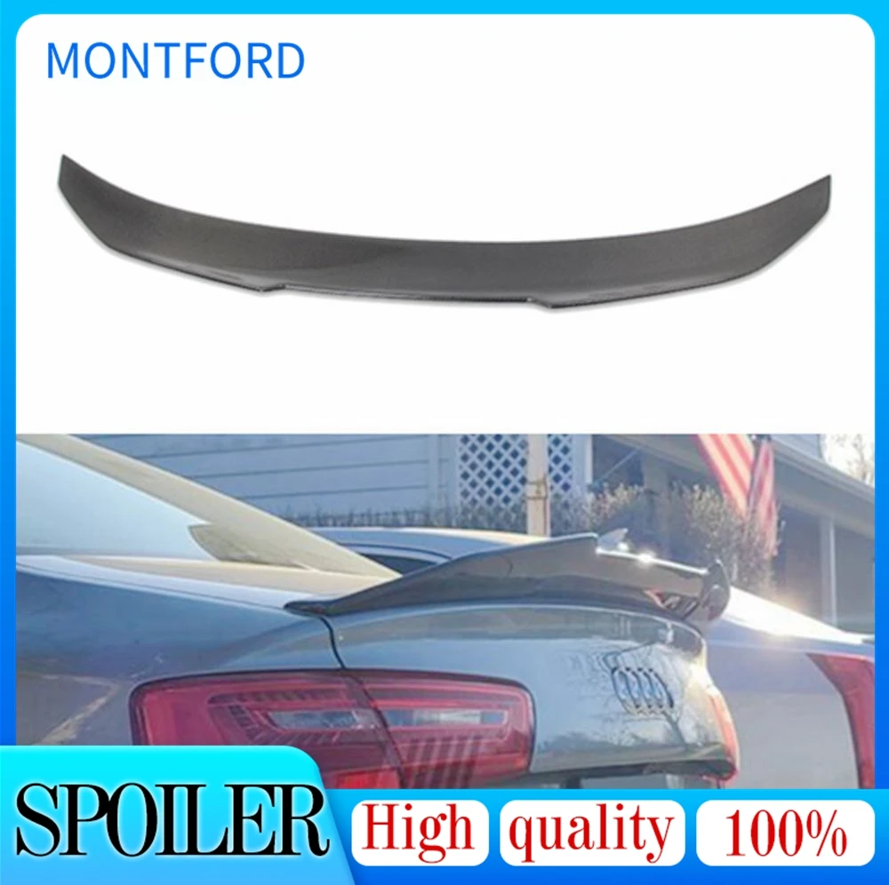 PSM-style-carbon-fiber-primer-black-color-spoiler-For-Audi-A6-C7-Carbon ...